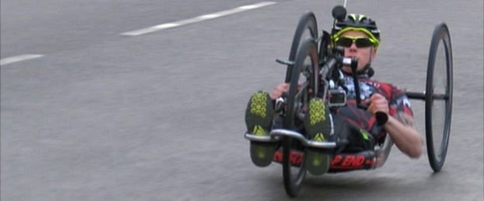 Dan Metcalfe-Hall: Paralysis no barrier to handcyclist's dreams - BBC Sport