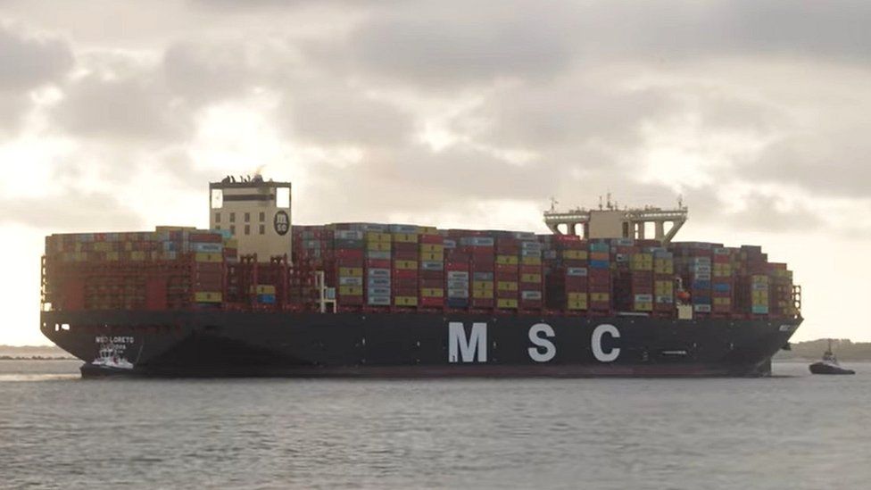 MSC LORETO – Jeff Welch – Retired Felixstowe Dock Workers Association