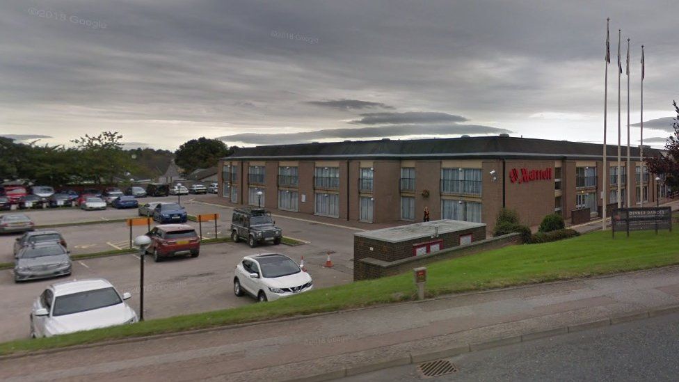 Man suffers serious head injuries at Dyce hotel - BBC News