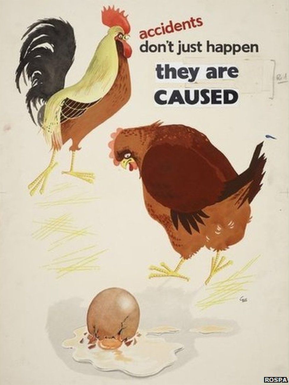 What Rospa posters say about the changing face of Britain - BBC News