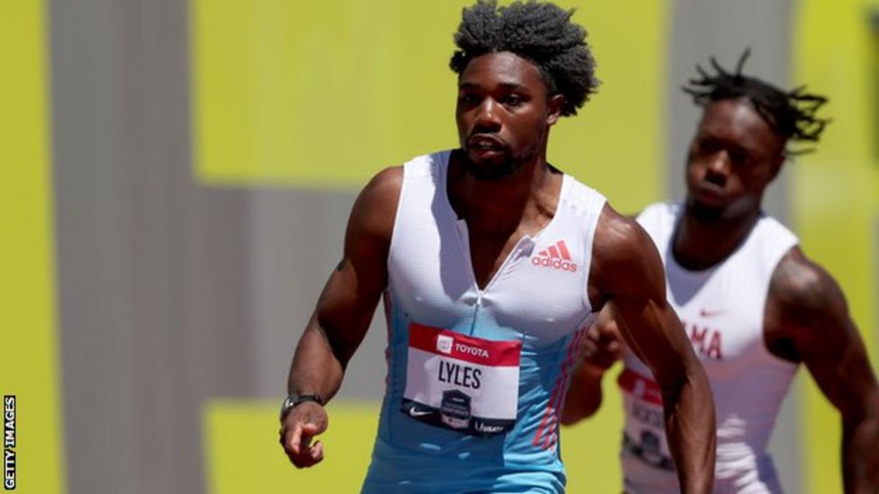 US Athletics Championships: Noah Lyles edges out Erriyon Knighton in 200m final - BBC Sport