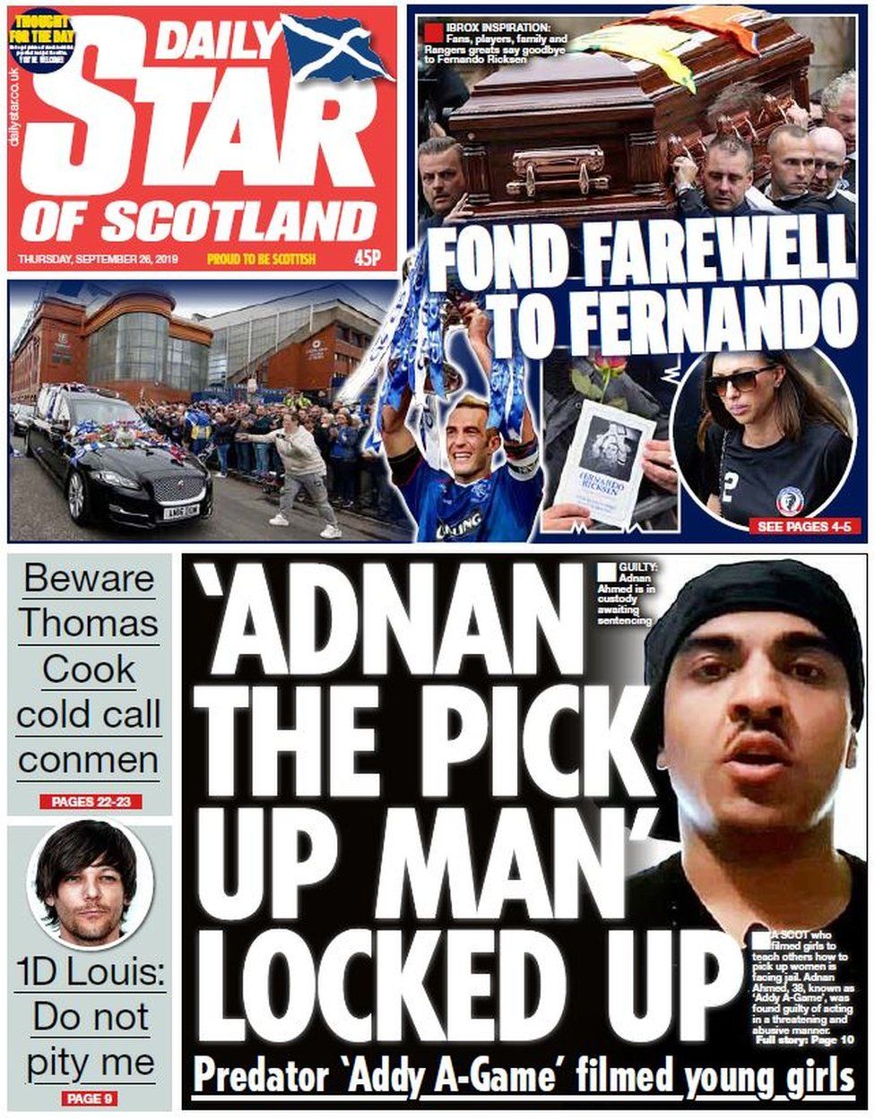 Scotland's papers: 'Shameless' Boris and 'secret' indyref2 plans - BBC News