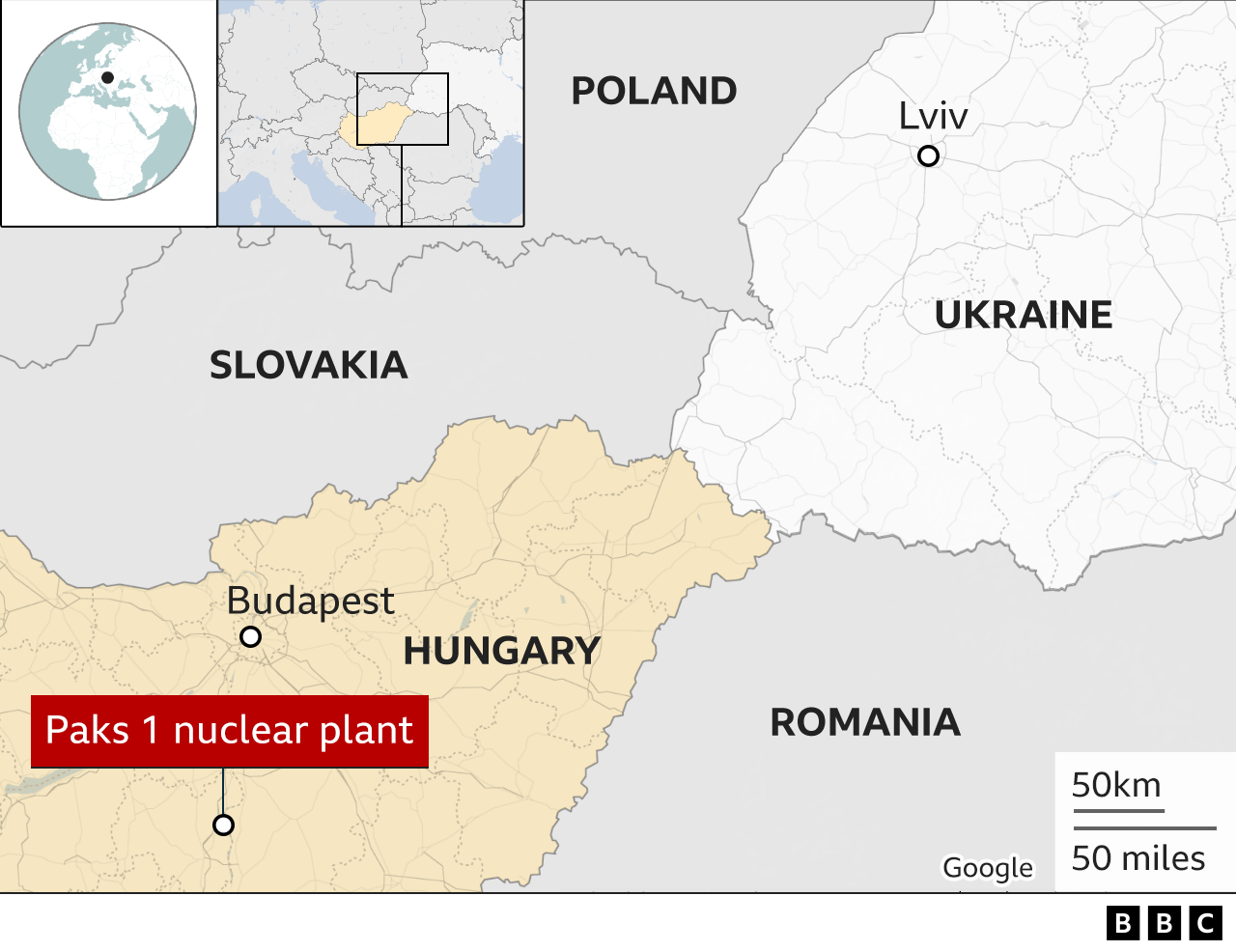 Hungary's risky bet on Russia's nuclear power - BBC News