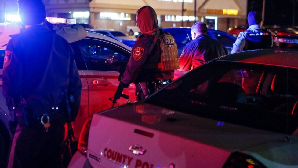 New Ferguson Video Casting Doubt On Robbery Sparks Protests Bbc News
