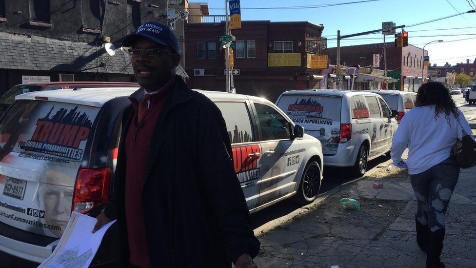 US election: Black Republicans seek converts in Trump's 'war zone ...