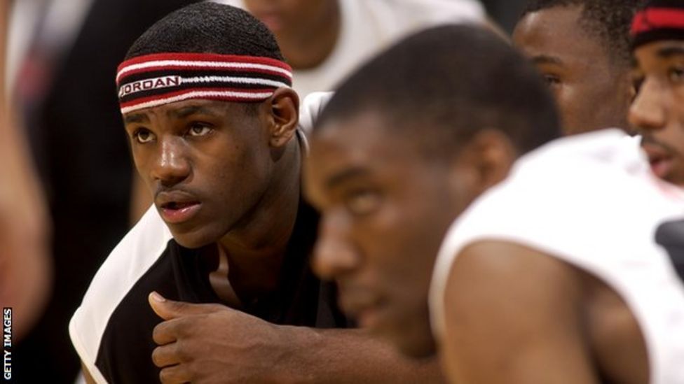 LeBron James: NBA superstar's evolution from high school prodigy - BBC ...