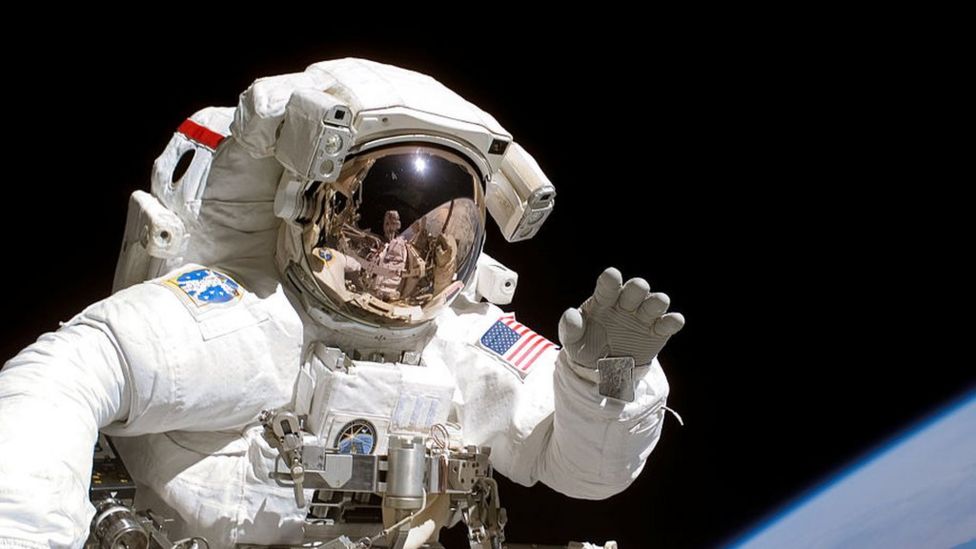 Nasa astronauts accidently drop toolbox during spacewalk - BBC Newsround