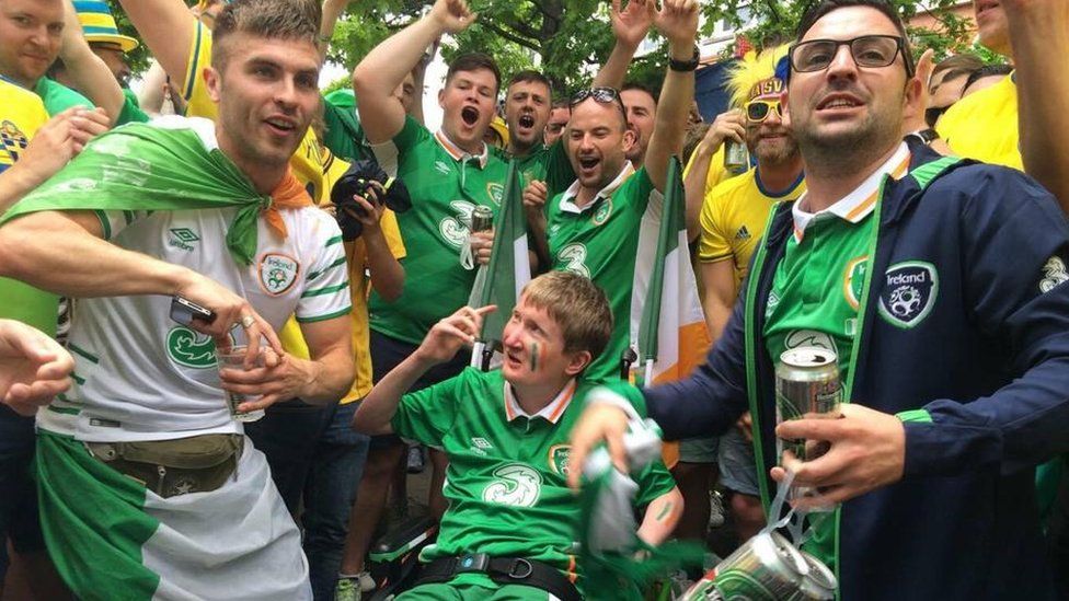 Euro 2016: Irish fan Jamie Monaghan defies rare condition to collect ...