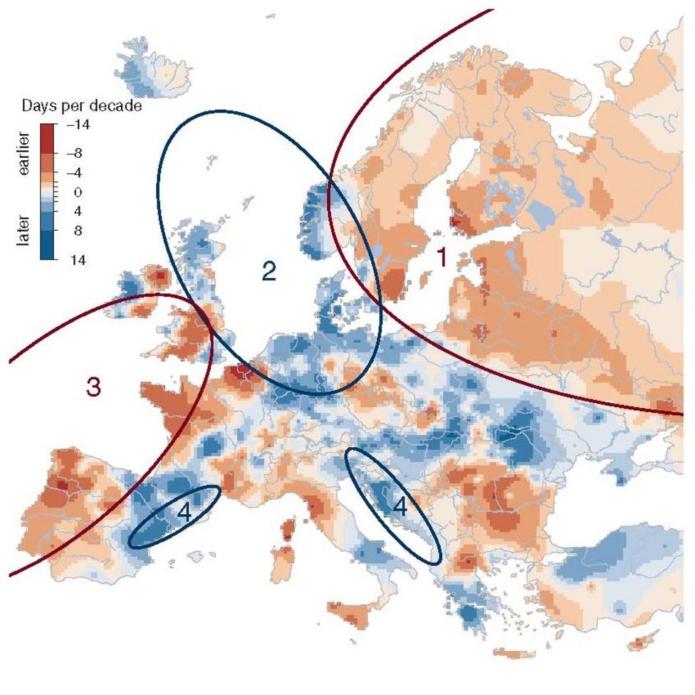 Climate change has shifted the timing of European floods - BBC News