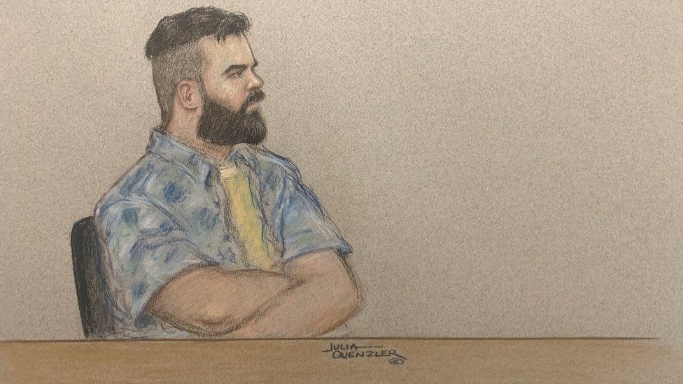 Alleged neo-Nazi Andrew Dymock in court over terror charges - BBC News