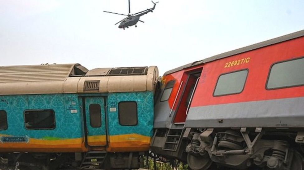 Balasore: How did three trains collide in Odisha? - BBC News