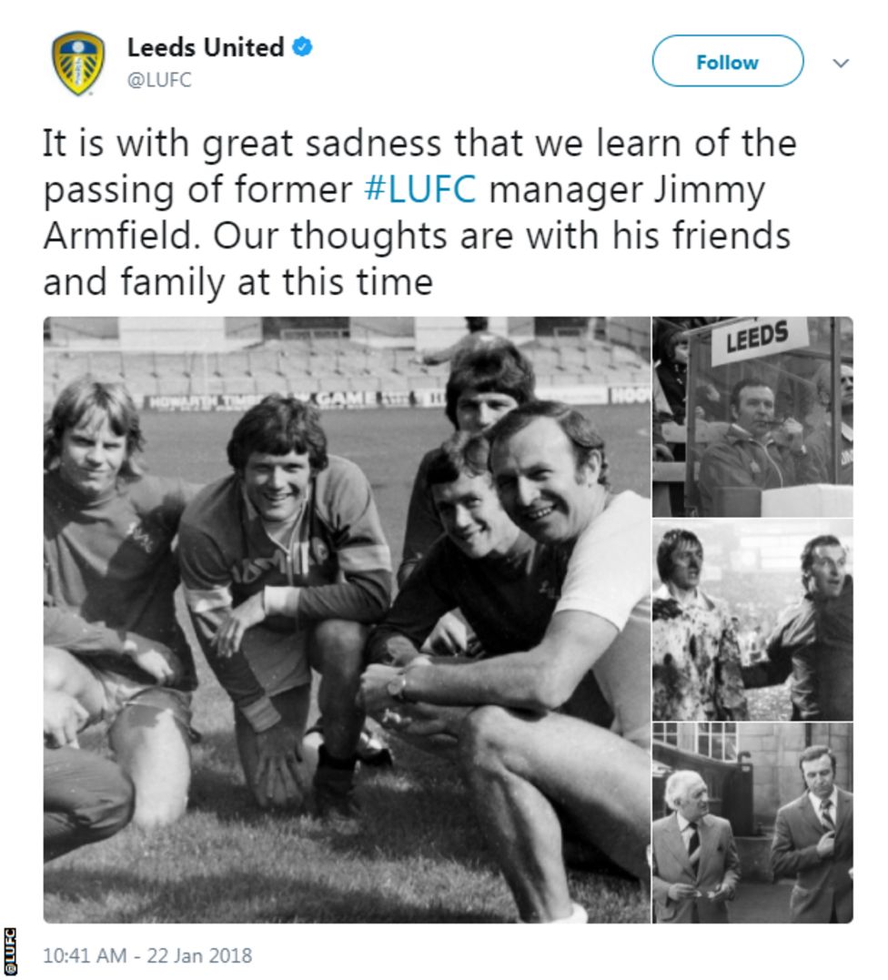 Jimmy Armfield: Blackpool and England legend dies at the age of 82 ...