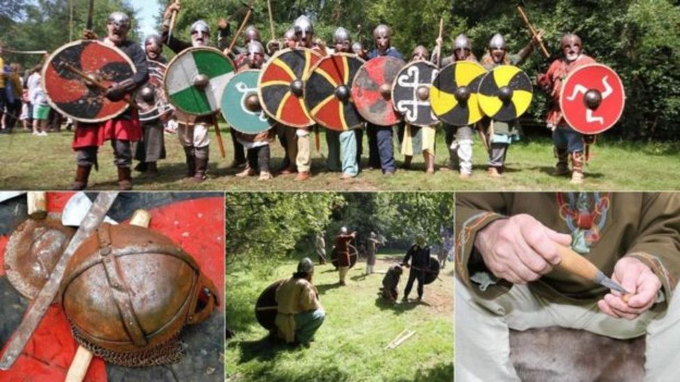 Viking life explored at Valhalla exhibition in Peel - BBC News