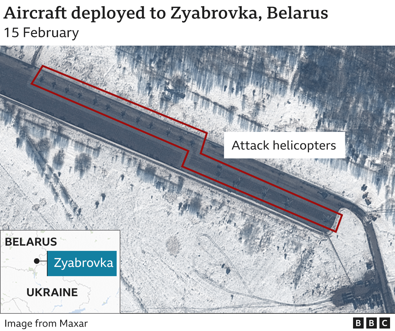 Ukraine: Satellite images show Russian military activity - BBC News