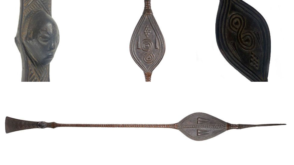 Tribal art trends sparks bidding war for African spear - BBC News