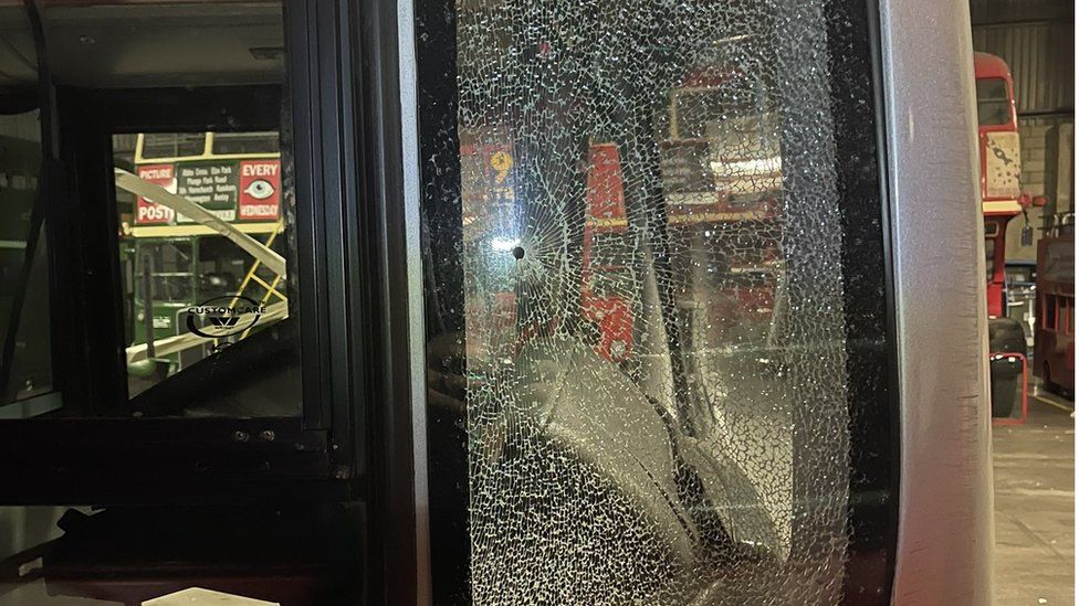 Chadwell St Mary: Bus windows shot at while in service, company says ...