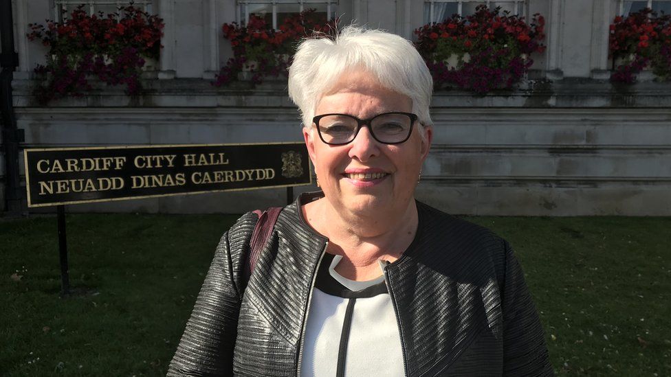 Blood 'smeared' on Cardiff councillor's car amid rape threats - BBC News