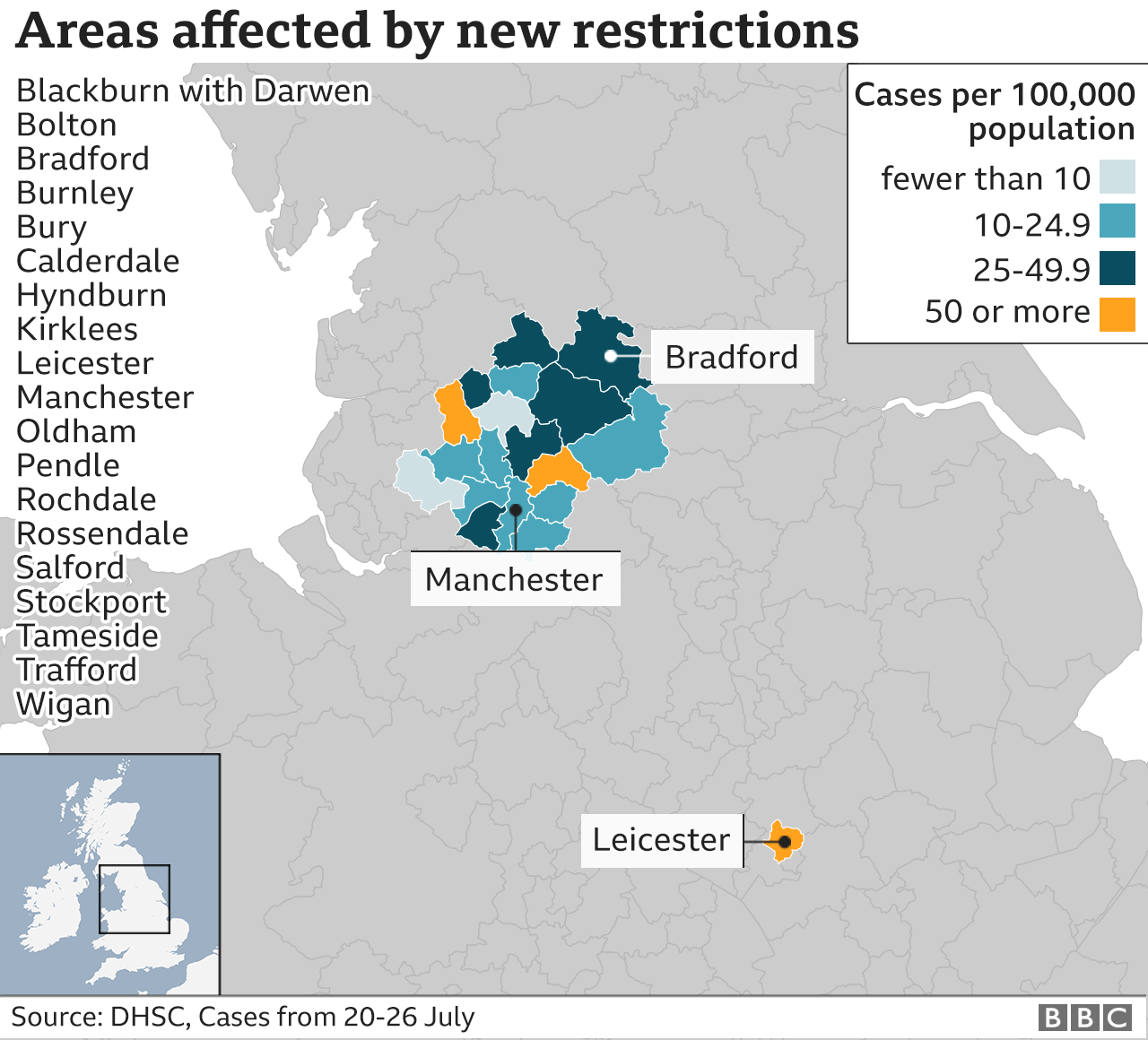 Coronavirus infections rising in England - BBC News