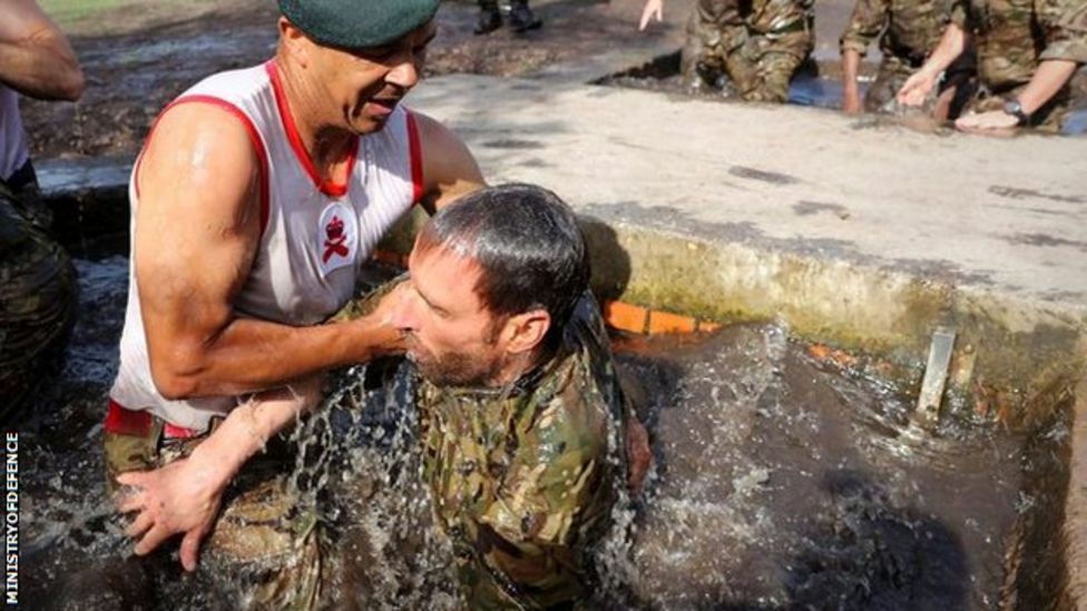 England players put through Royal Marines boot camp - BBC Sport