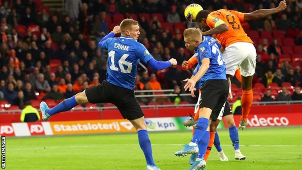 Netherlands 5-0 Estonia: Wijnaldum hat-trick as Dutch thrash Estonia ...