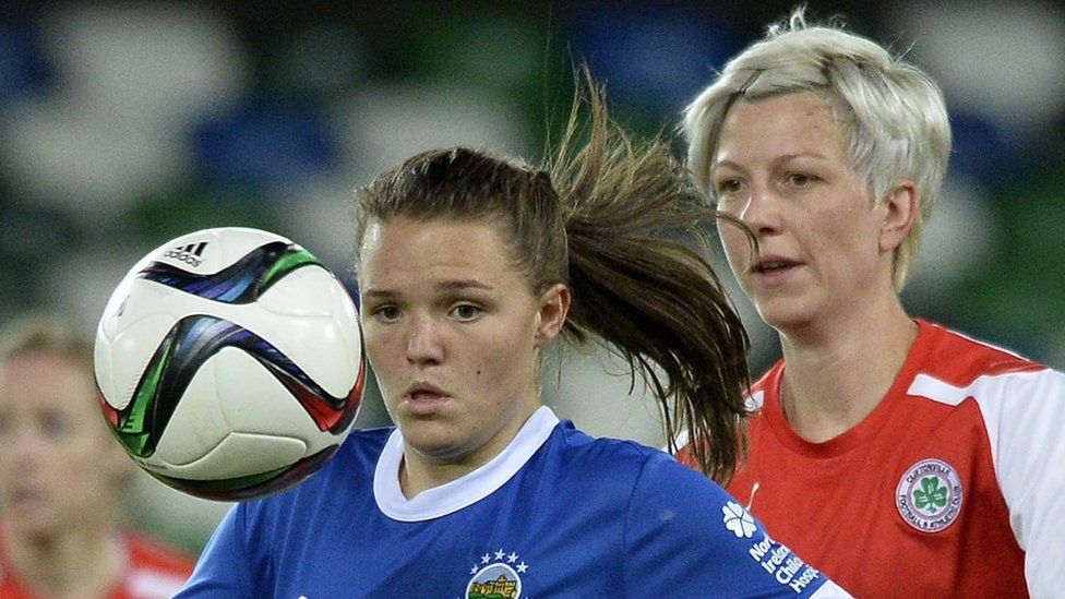 Linfield Ladies beat Cliftonville in final - BBC Sport