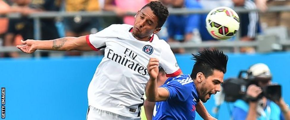 Radamel Falcao makes debut as Chelsea beat PSG on penalties - BBC Sport
