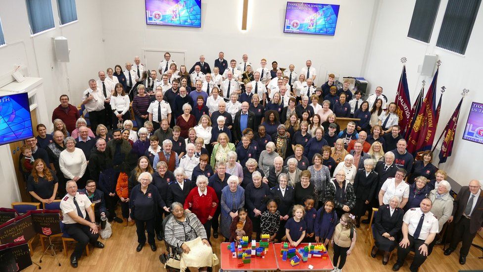 Staple Hill Salvation Army celebrates 140 years - BBC News