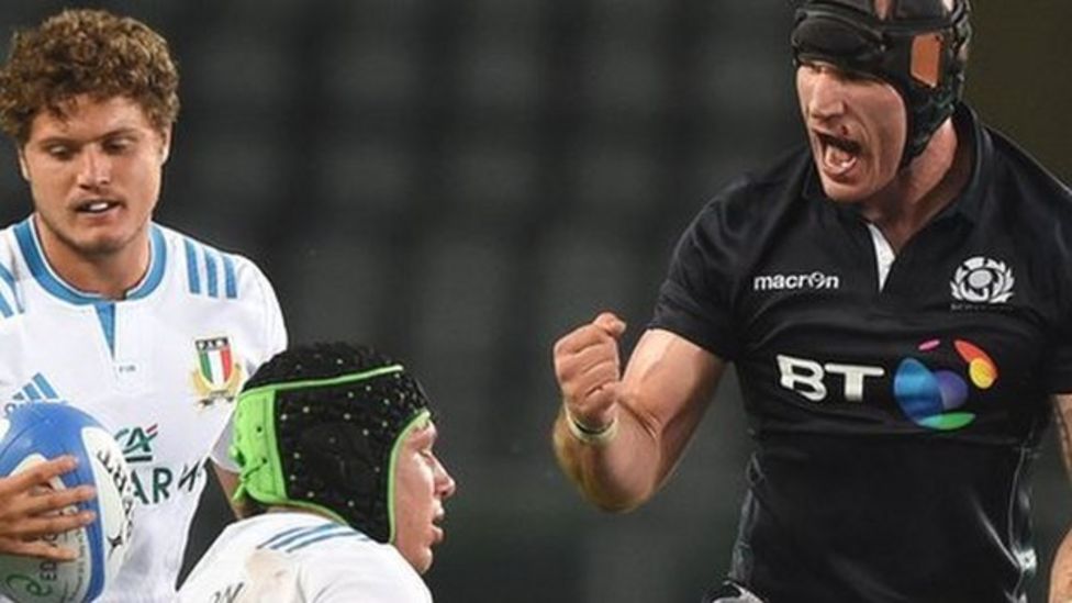 Scotland wing Rory Hughes' roots steel him for Test bow - BBC Sport