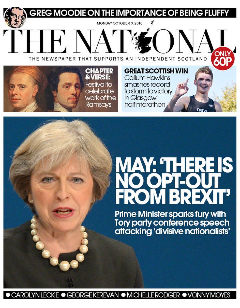 Scotland's papers: PM's Brexit speech and 'race hate' kids - BBC News