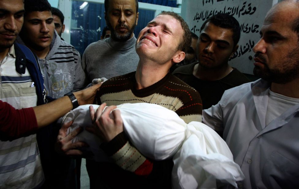 Israel Gaza: 'I walked my kids past explosions and rotting corpses ...