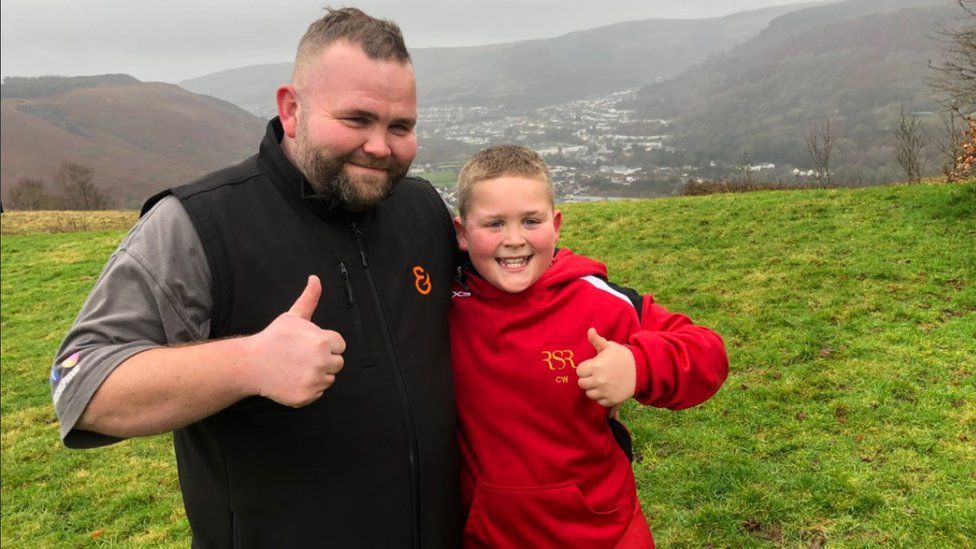 Covid: The Rhondda boy who climbed a mountain carrying potatoes - BBC News