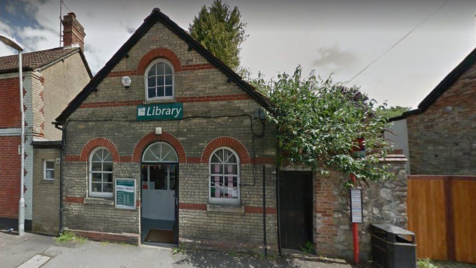 Ceiling repairs to begin on Wilton Library - BBC News