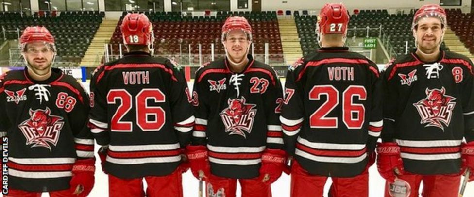 Brad Voth: Cardiff Devils retire number 26 jersey in honour ex-player ...