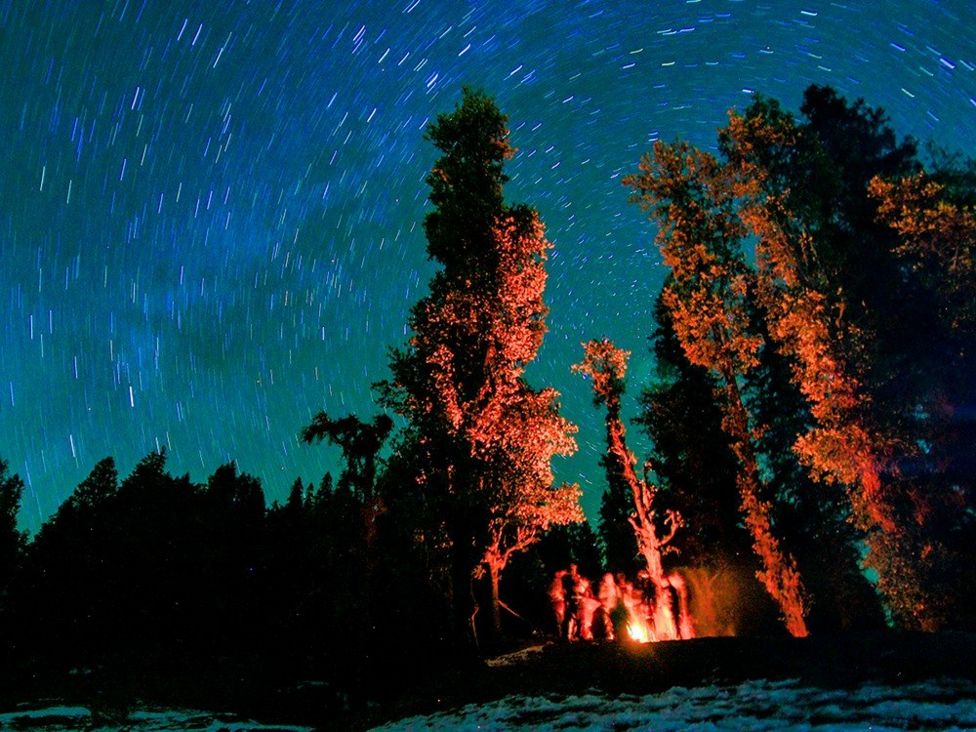 Your pictures on the theme of 'under the stars' - BBC News