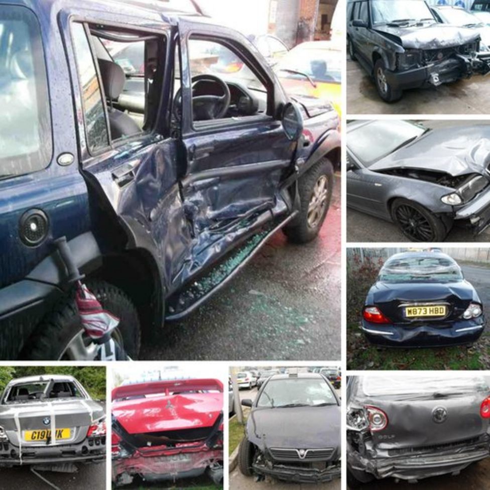 Crash for cash: Five more guilty over insurance scam - BBC News