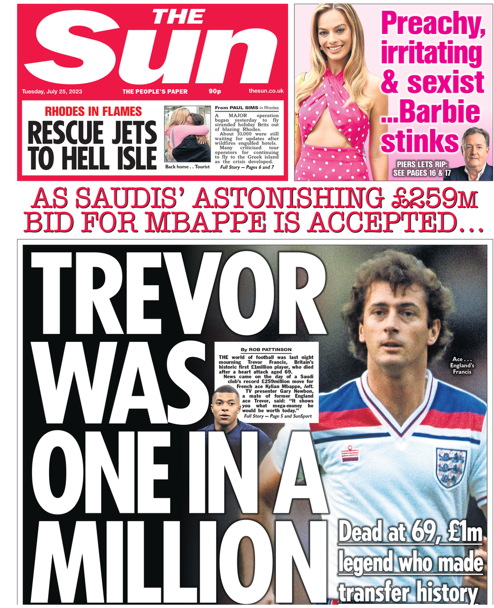 'Rhodes holiday terror' and George Alagiah tributes - BBC News