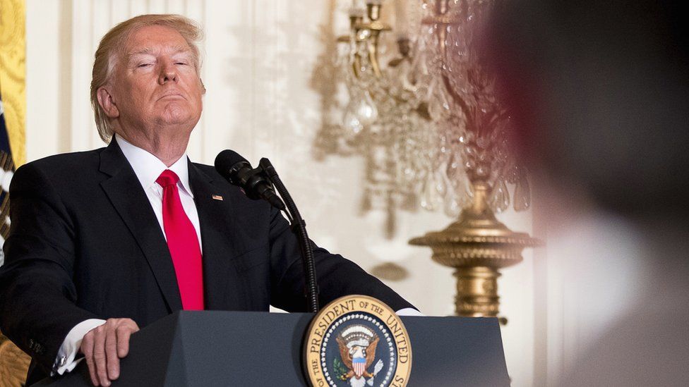 Full transcript of Trump press conference - BBC News