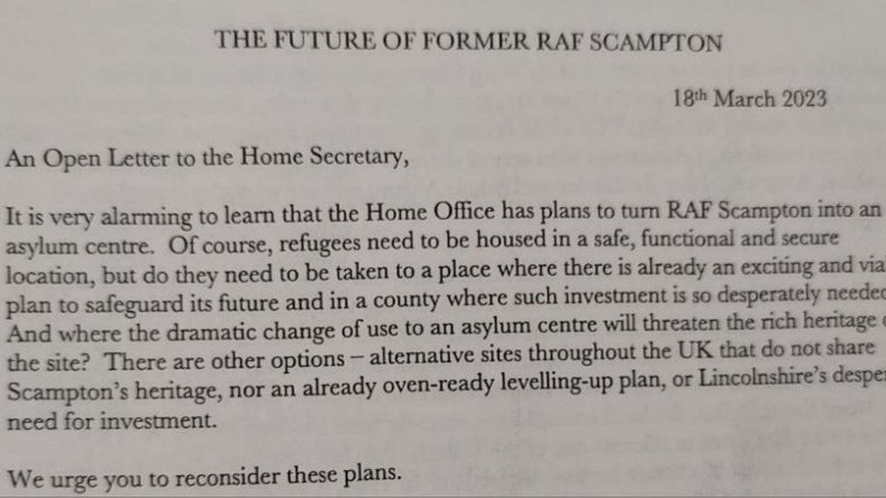 RAF Scampton: Historians pen letter against WW2 airfield migrant plan ...