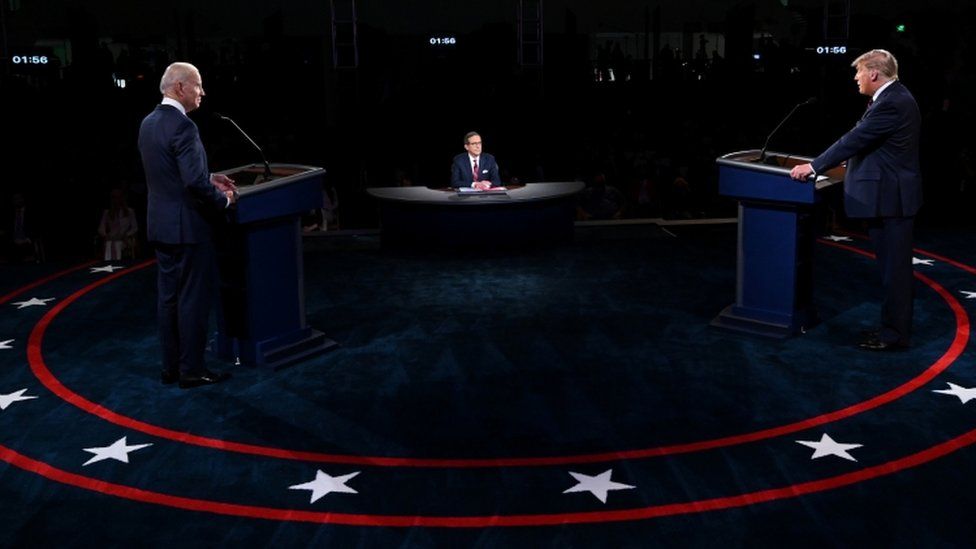 US election 2020: What happened during the Trump and Biden debate ...