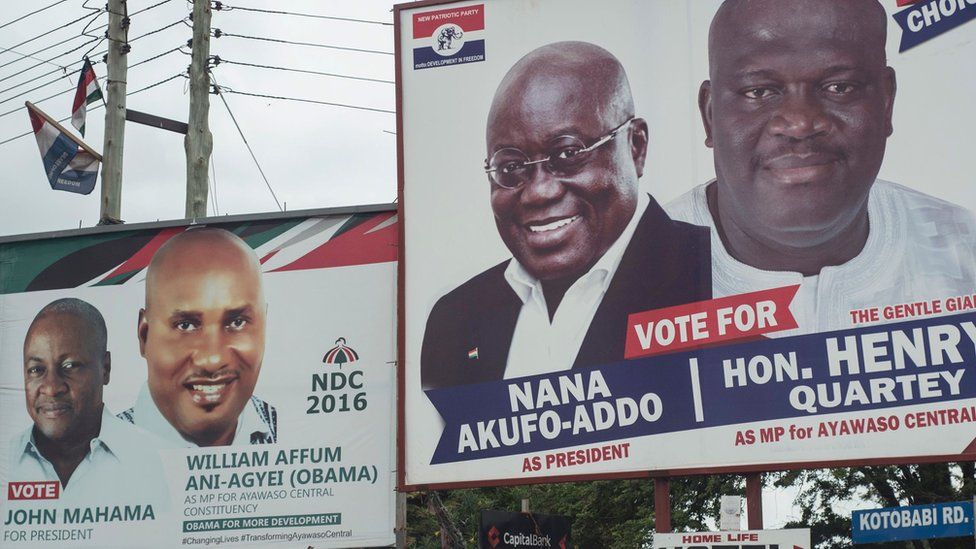 Masked meanings: Deciphering Ghana's campaign parables - BBC News