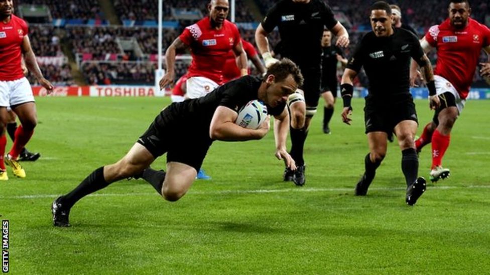 Rugby World Cup 2015: New Zealand 47-9 Tonga - BBC Sport