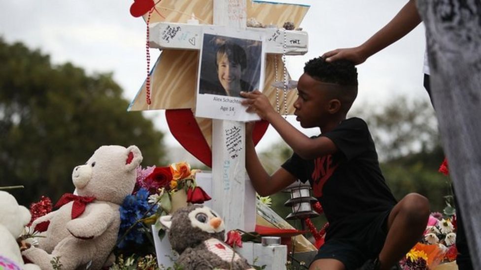 'Counting every school shooting so it never seems normal' - BBC News