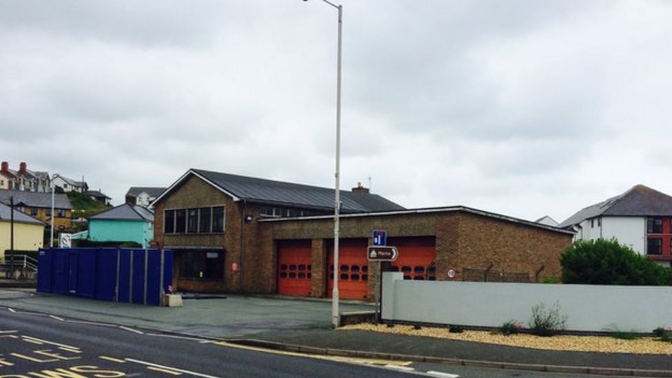 Work starts on new £1.6m Aberystwyth fire station - BBC News