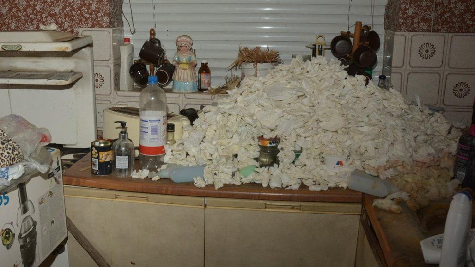 Liverpool daughter who left mum, 91, to die in filth is jailed - BBC News