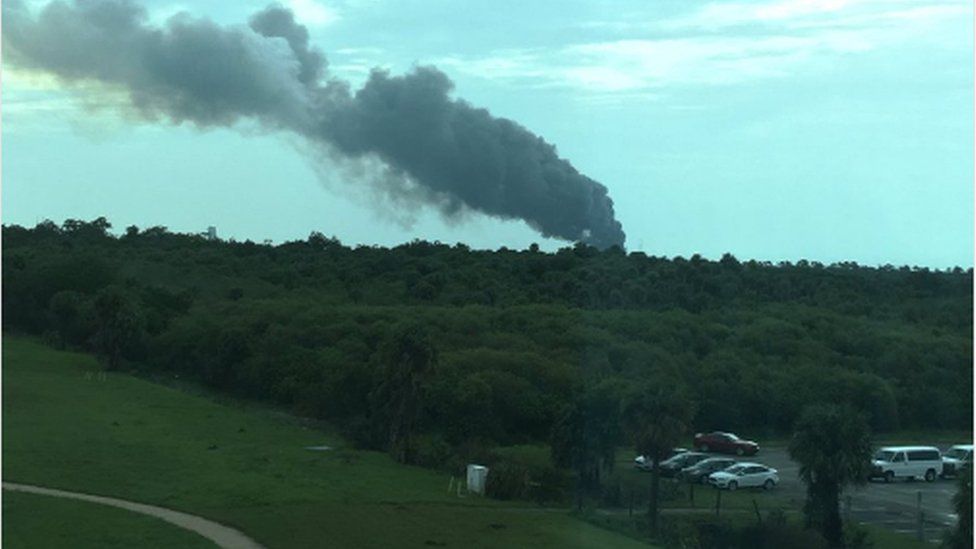 Rocket explosion at Nasa test site destroys satellite - BBC Newsround