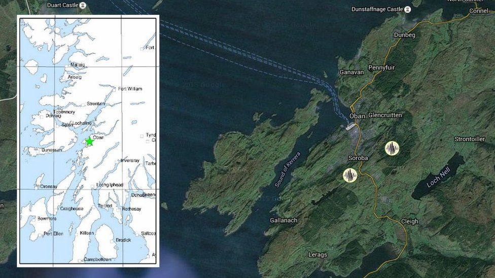 Oban hit by two earthquakes in a week - BBC News