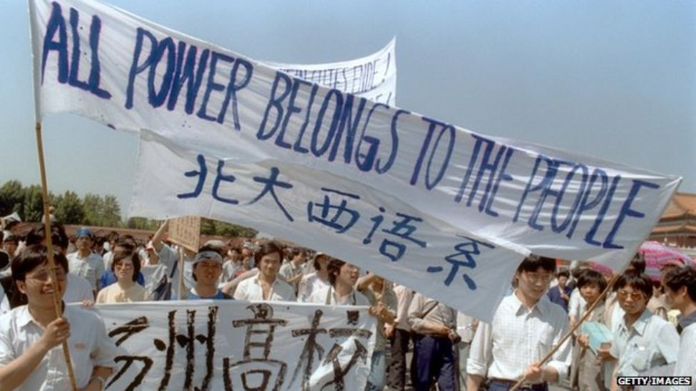 Timeline: Tiananmen protests - BBC News
