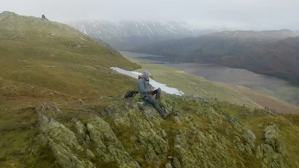 Lake District sketchbook took modern-day monk five years - BBC News