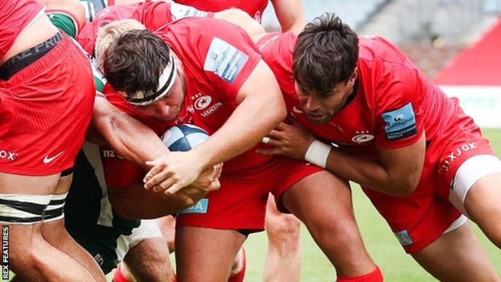 Premiership: London Irish 12-40 Saracens - BBC Sport