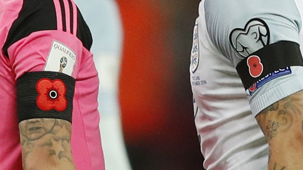 Fifa set to lift ban on displaying poppies during football games - BBC ...